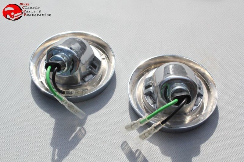 Chevy GM Door Panel Courtesy Light Rear Sail Panel Dome Lamp Assemblies ...