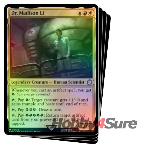 Foil Dr. Madison Li X4 M/NM Magic: The Gathering MTG Universes Beyond ...