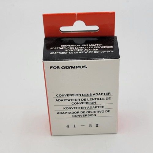 Olympus 41-52 Camedia Conversion Lens Adapter For Digital Camera Japan NOS | eBay