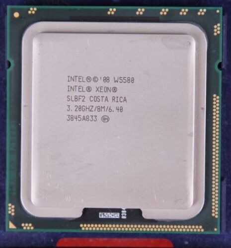 Intel Xeon W5580 SLBF2 3.20GHz 8M Quad Core LGA 1366 Server CPU ...