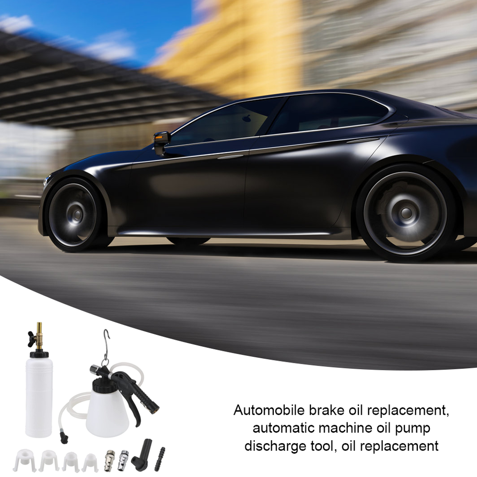 Car Brake Clutch Fluid Bleeder Pressure Bleeding Tool Kit Vacuum Pump ...