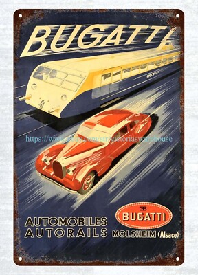 vintage reproduction auto signs 1930'S car AUTOMOBILES metal tin sign ...