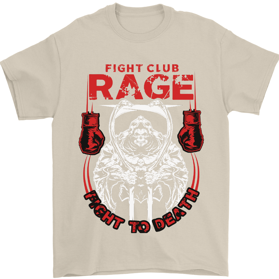 Fight Rage MMA Mixed Martial Arts Muay Thai Mens T-Shirt 100% Cotton ...