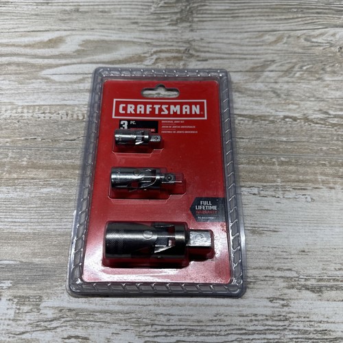 CRAFTSMAN 3 Piece Universal Joint Socket 1/4" 3/8" 1/2" SAE | eBay