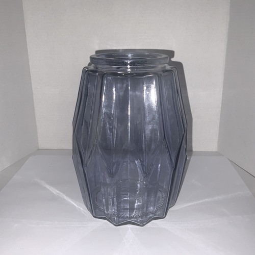 Vintage DPS Diamond 1 Blue Glass Diamond Pointed Section 6” Vase ...