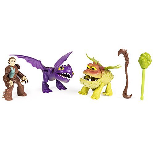 Dreamworks Dragons Valka, Baby Gronckle and Scuttleclaw Action Figure ...