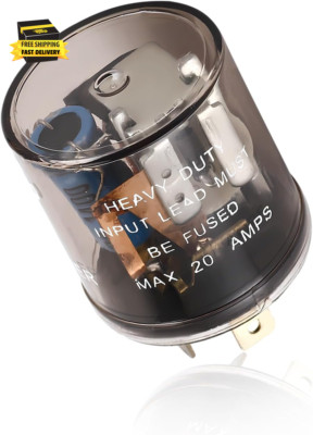 LED Flasher Relay, 12V Heavy Duty 2 Pin Electronic Turn Signal Light ...