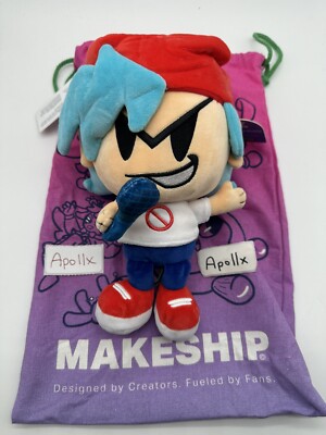 Authentic Makeship "Boyfriend" Plushie from Friday Night Funkin' Only ...