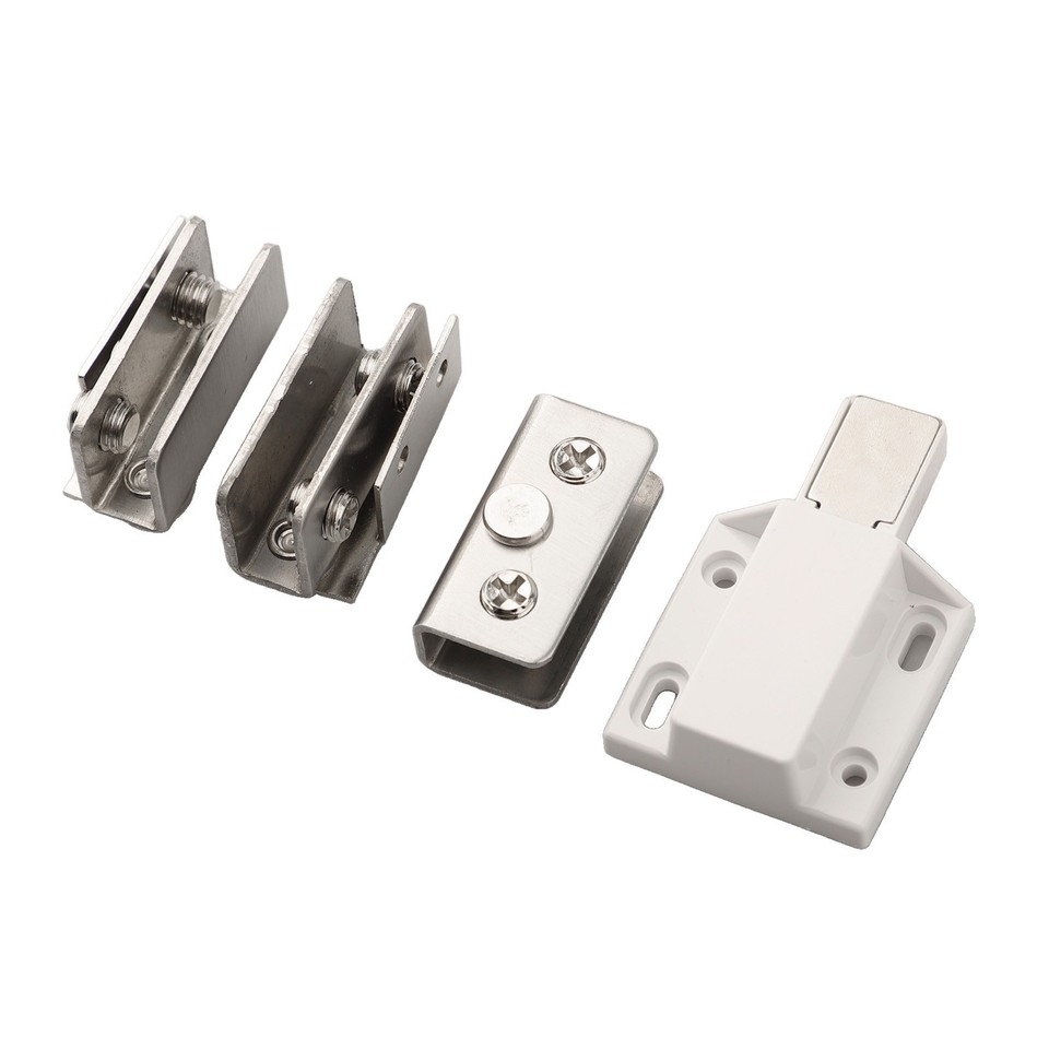 Double Head Magnetic Catch Magnetic Catch For Glass Doors ABS Material ...