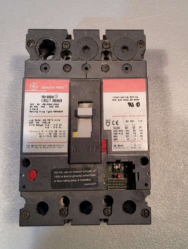 GE Spectra RMS Mag-Break Circuit Breaker 60A SELA36AI0060 PARTS ONLY | eBay