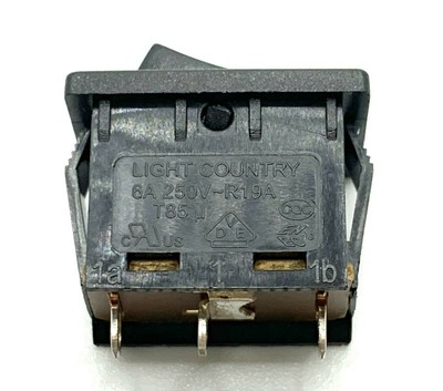 1pcs NEW LIGHT COUNTRY R19A 6A 250VAC T85 u 3 positions Rocker Switch 3 ...