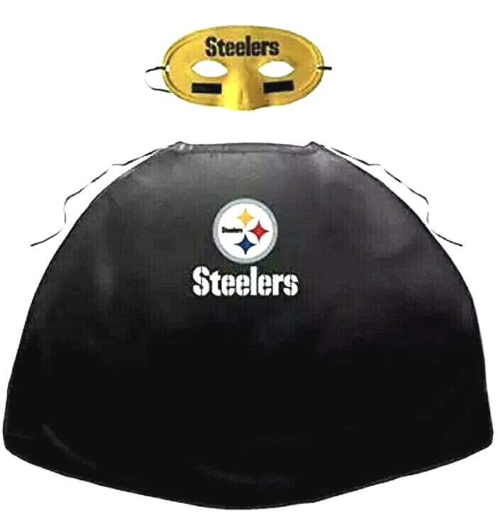 PITTSBURGH STEELERS ADULT CAPE & MASK SET | eBay