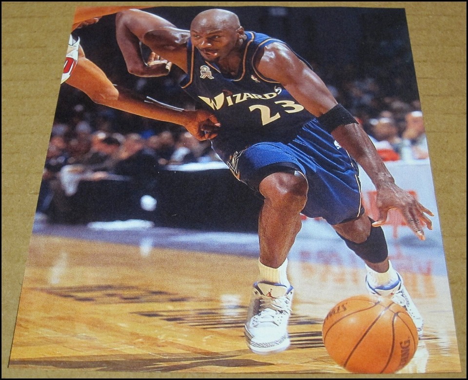 2001 Michael Jordan SI Magazine Clipping Photo 5.75"x4.5" Washington ...