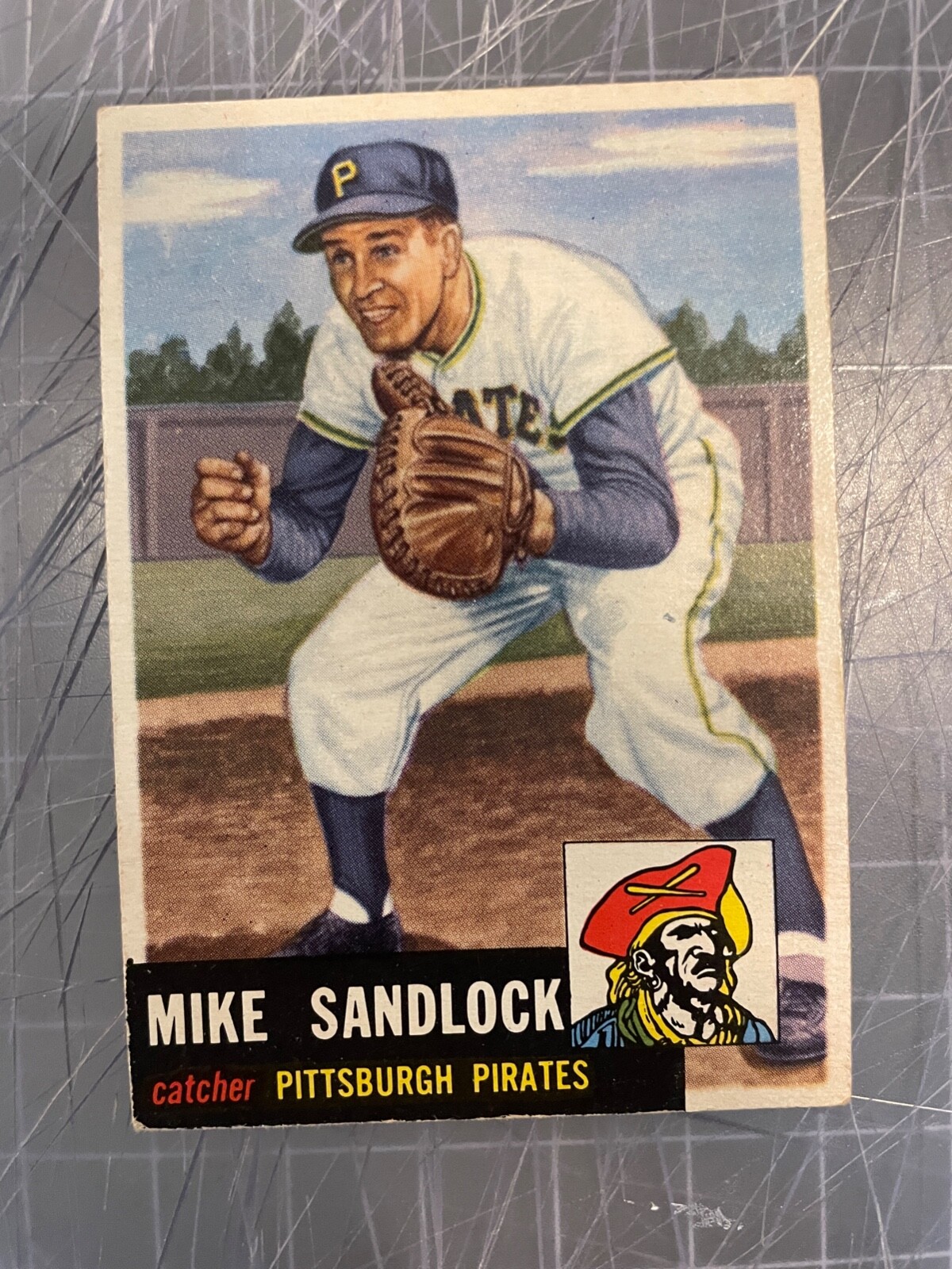 1953 TOPPS #247 MIKE SANDLOCK PITTSBURGH PIRATES BASEBALL CARD EX | eBay