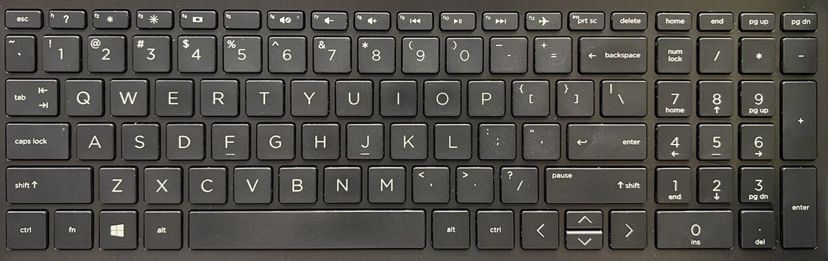 Hp Computer Keyboard Layout