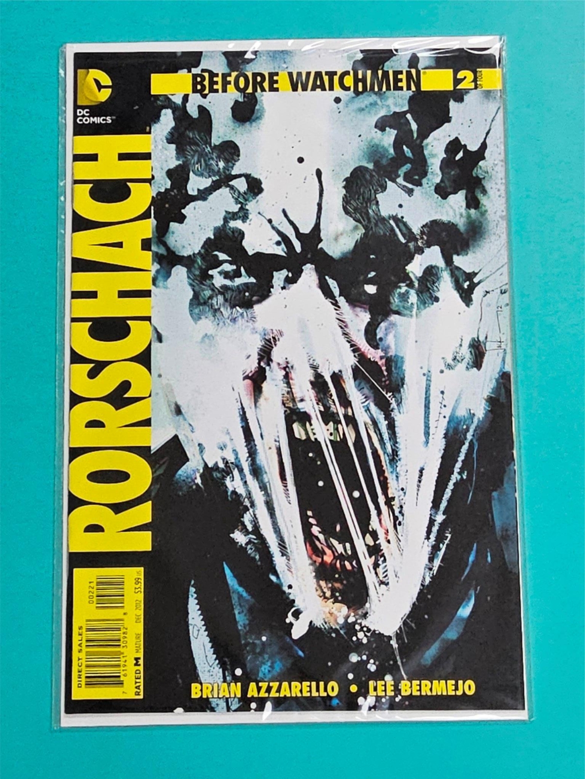 Before Watchmen RORSCHACH # 2 Comic ~1:25 Jock Variant DC 2012 NM ...