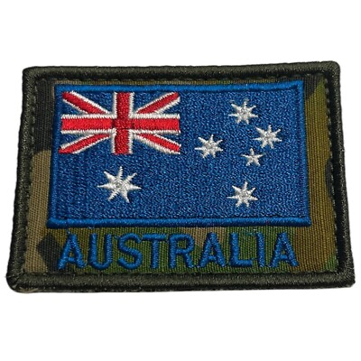 ANF Australian Fabric Shoulder Patch New AMC Camo - Twin Pack | eBay ...