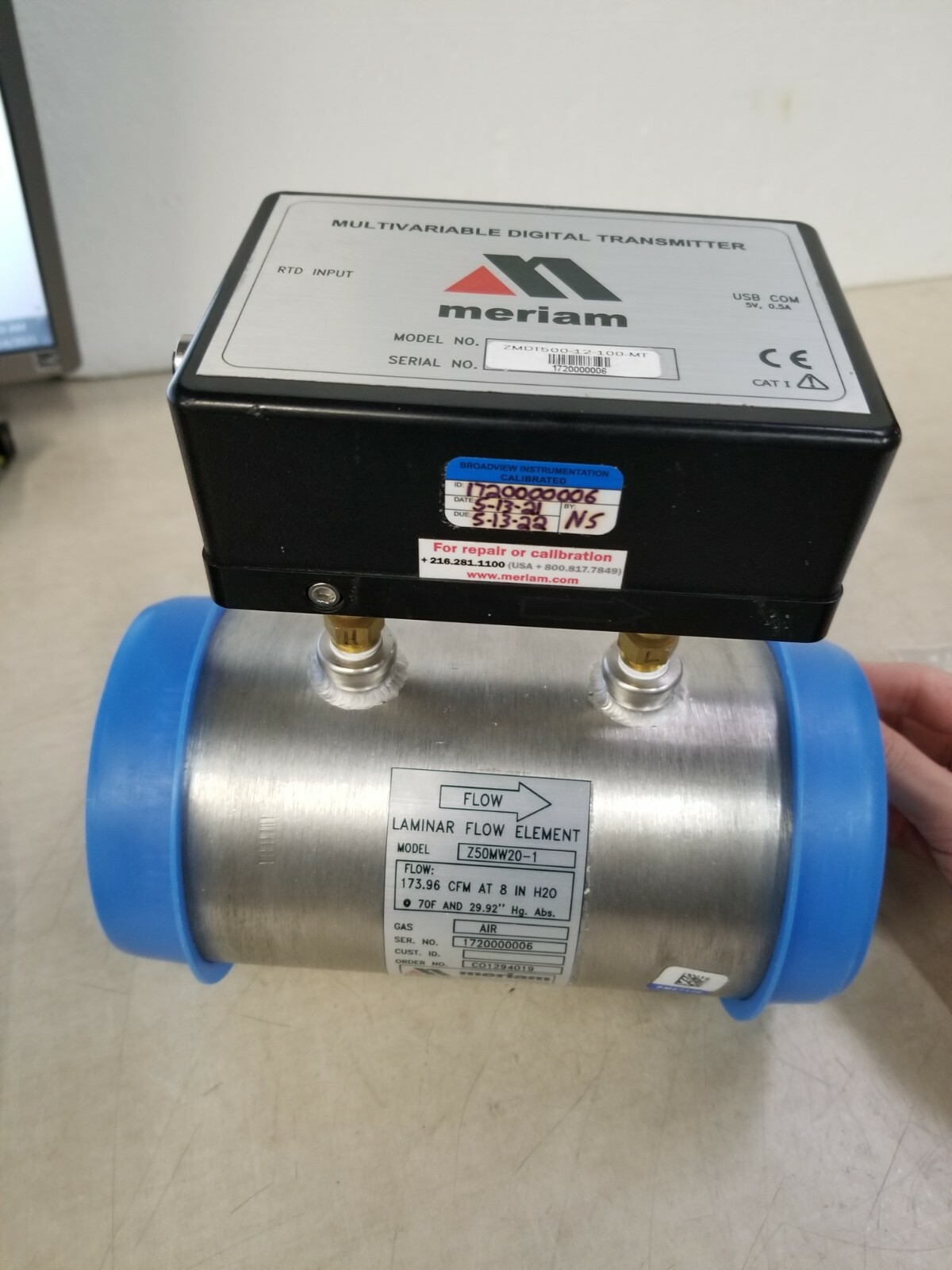 Meriam Multivariable Digital Transmitter ZMDT500-12-100-MT (Z50MW20-1 ...