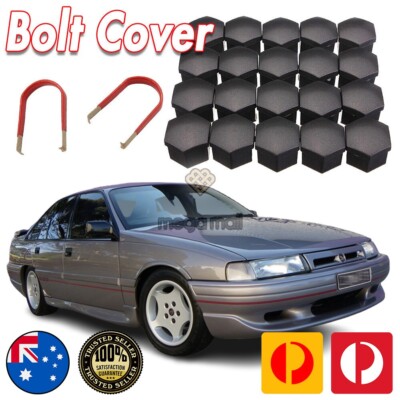 Black Wheel Nut Caps Covers for Holden VN to VZ Commodore | eBay Australia