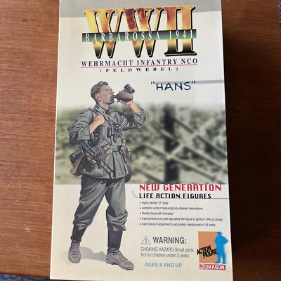 WWII New Generation Life Action Figure- Hans, German Soldier | eBay