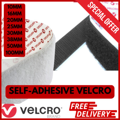 VELCRO® Brand Self Adhesive Tape Hook and Loop Sticky Backed Fastener PS14 | eBay UK