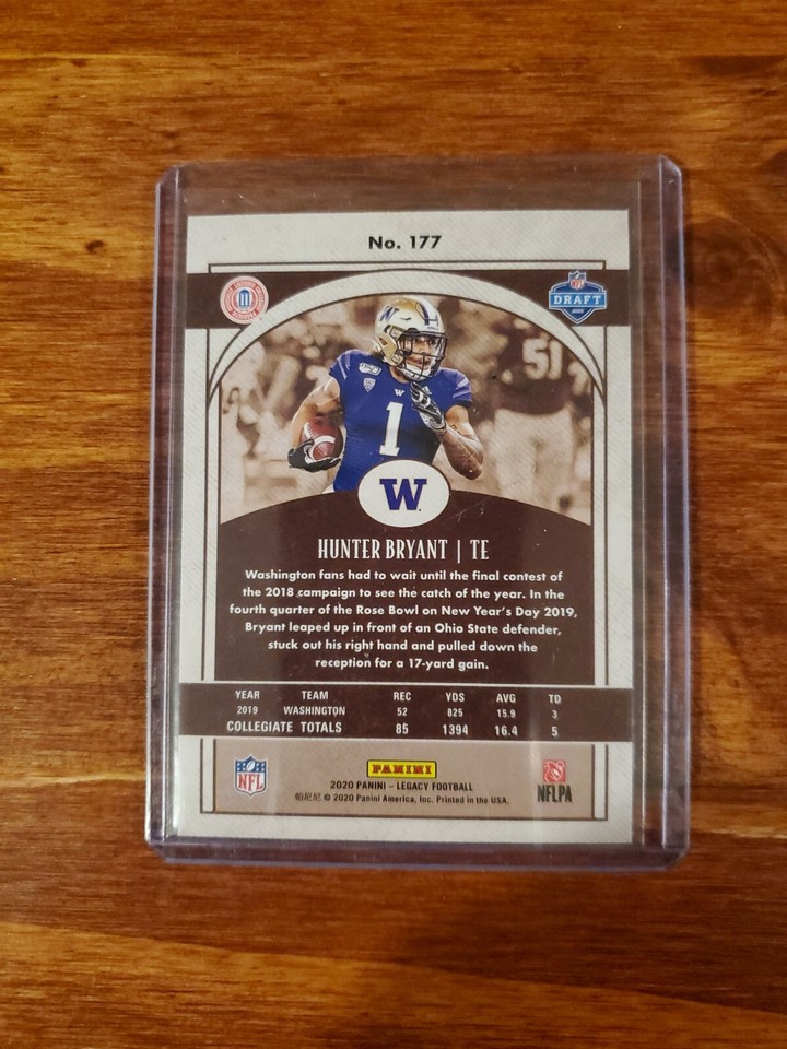 2020 LEGACY Yellow ROOKIE /150 HUNTER BRYANT WASHINGTON | eBay