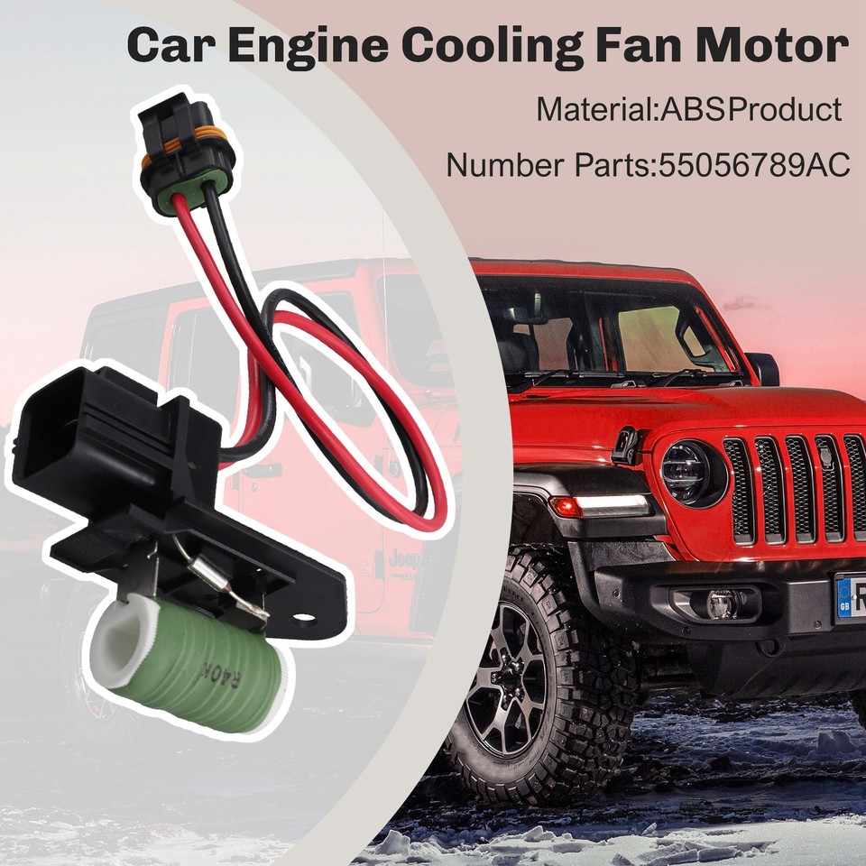 Car Engine Cooling Fan Motor Wiring Harness 55056789AC for 2007-2018 ...