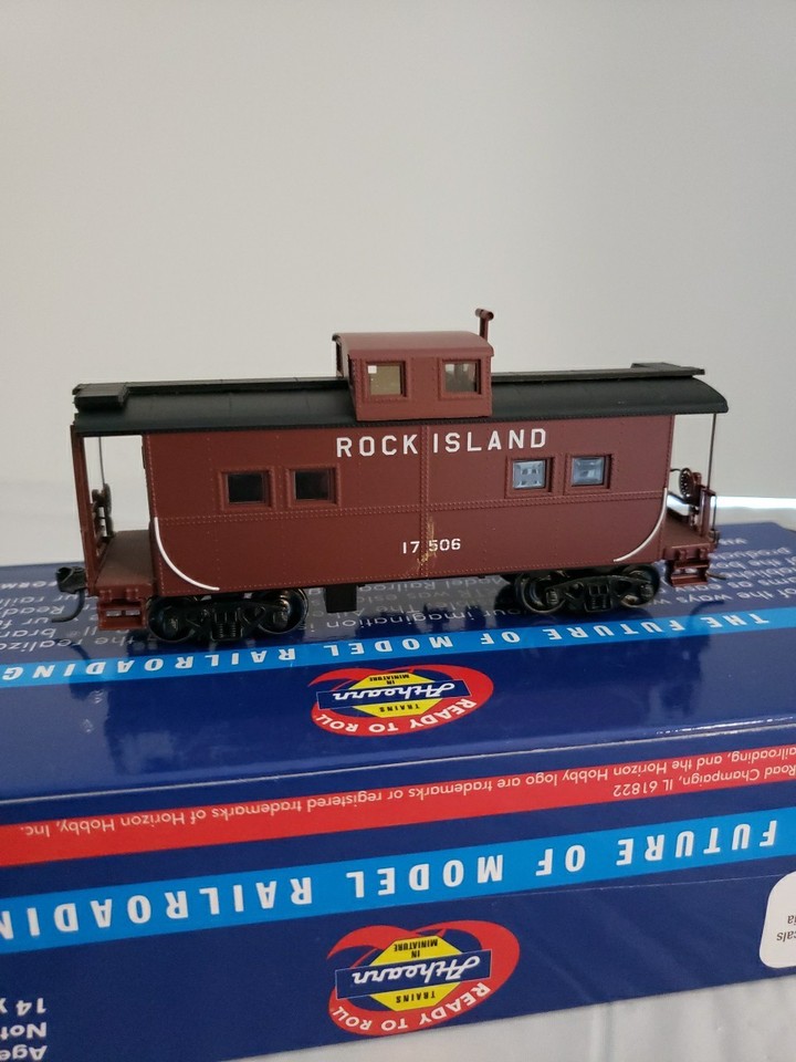 Athearn HO Scale Rock Island Caboose 74342 Mint Condition | eBay