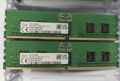 SK hynix DDR5 EC8 RDIMM 16GB 1Rx8 PC5-6400B-RD1-1211-XT HMCG78AHBRA284N ...