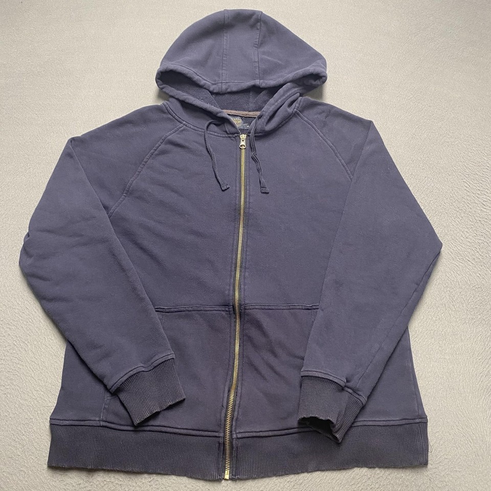 Pendleton Hoodie Mens Medium Navy Full Zip Sweatshirt Graphic Back Logo ...