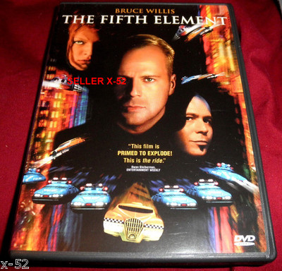 Fifth Element DVD Milla Jovovich Bruce Willis Gary Oldman Chris Tucker ...