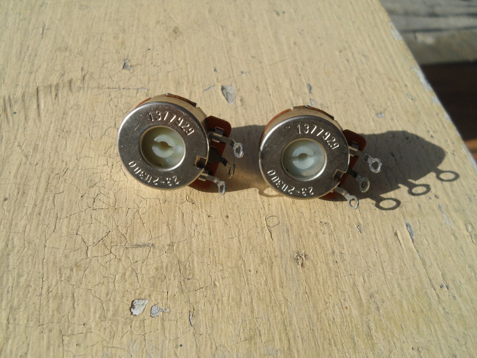 Vintage NOS Original 250K 1979 Fender Telecaster Pots | eBay