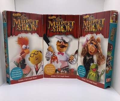 Best of The Muppet Show VHS Time Life Video Jim Henson 3 VHS tapes 📺 📼 ...
