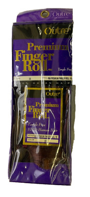 Outre Finger Roll Color 33 Premium Finger Roll 10" 100% Human Hair | eBay