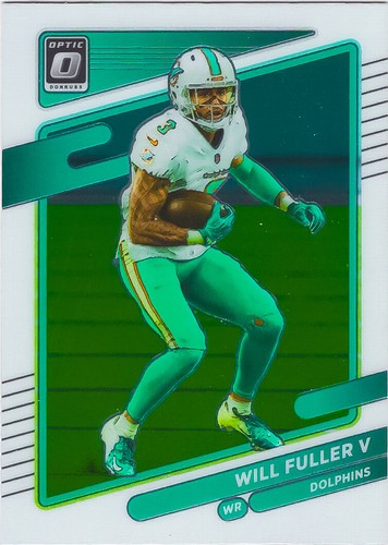 Will Fuller V 2021 Donruss Optic Football Chrome Base Card #58 Miami ...