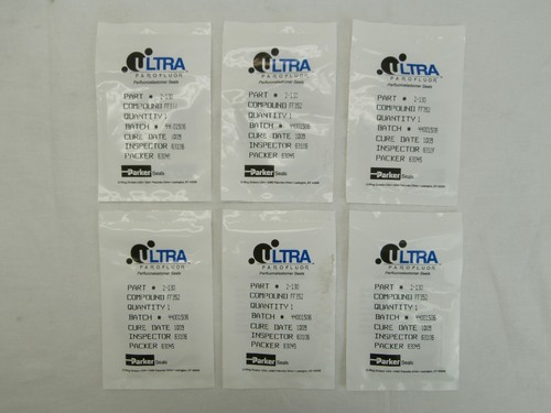 Parker Seals 2-130 O-Ring Ultra Parofluor Seal FF352 1037994 Lot of 6 ...