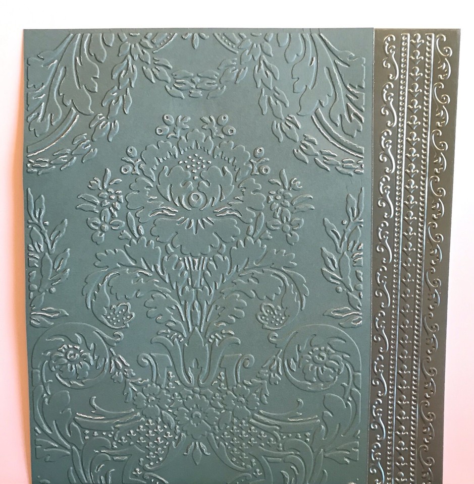 Anna Griffin Cuttlebug 5x7” Blooming Damask Embossing Folder (see ...