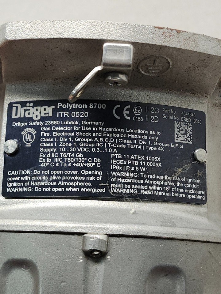 NEW NO BOX DRAGER GAS DETECTOR POLYTRON 8700 | eBay