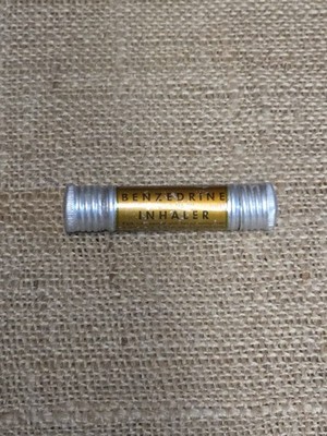 Antique Benzedrine (Amphetamine,) Inhaler, 1950’s Over The Counter | eBay