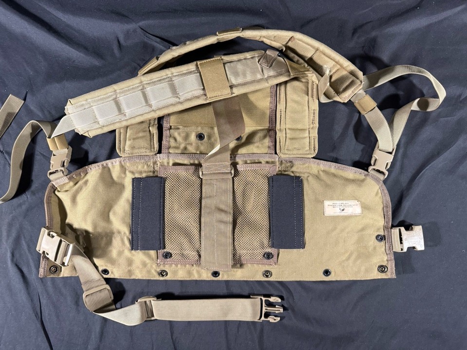 Eagle Industries Khaki Rhodesian Recon Vest RRV SFLCS w/ Adapter kit | eBay
