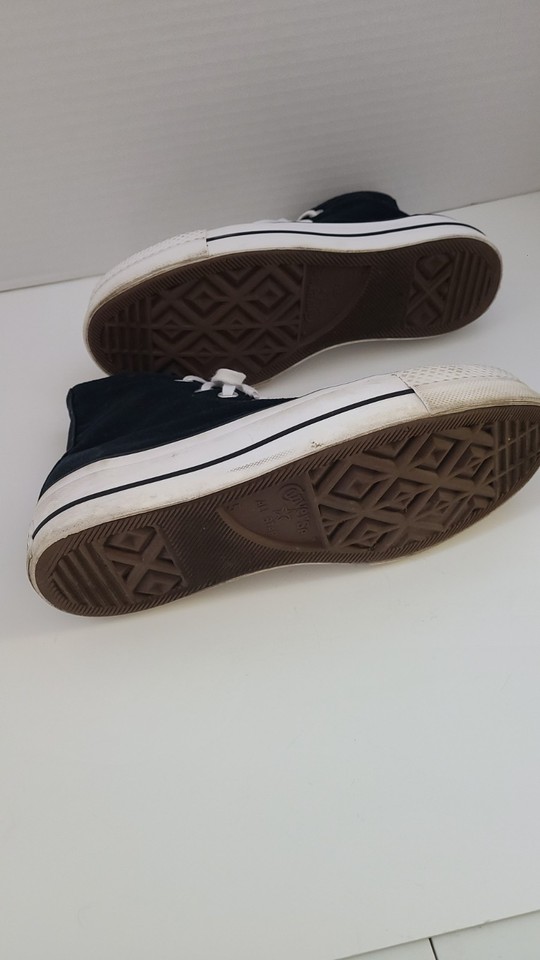 Chuck Taylor Platform Converse in Black Canvas / 9A204 M88 | eBay