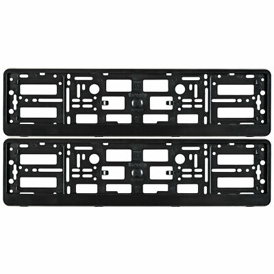2x Number Plate Surrounds For VW AUTOHAUS WOLFSBURG ABT TUNING Car ...
