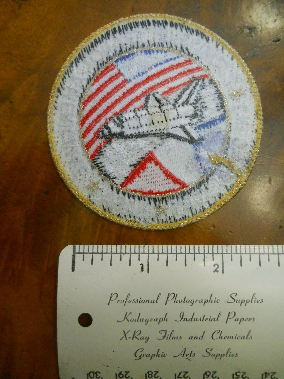 NASA FRANCO-AMERICAINE STS51G MISSION PATCH CNES BAUDRY( NEW WITHOUT ...