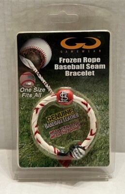 Gamewear CFB-MLB-SAC-C STL Cardinals Frozen Rope Baseball Seam Bracelet ...