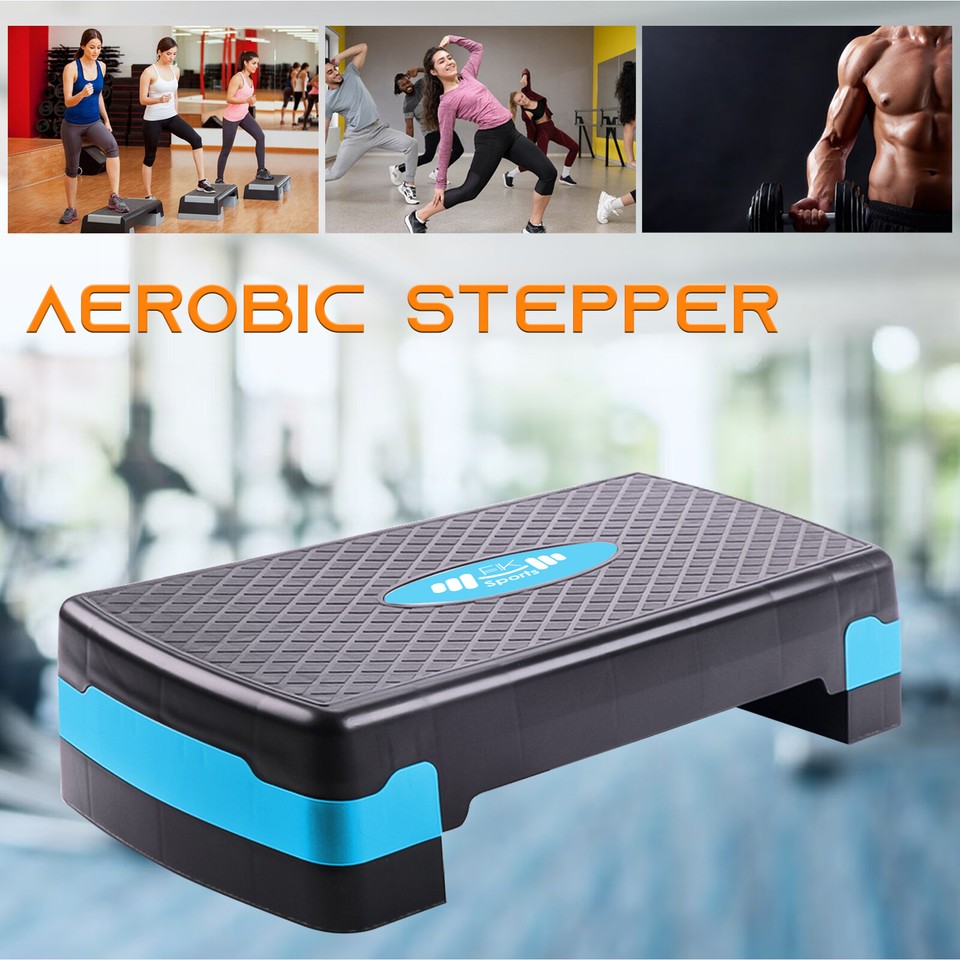 Aerobic Stepper Adjustable Height 2-3-5 Levels Exercise Stepper for ...