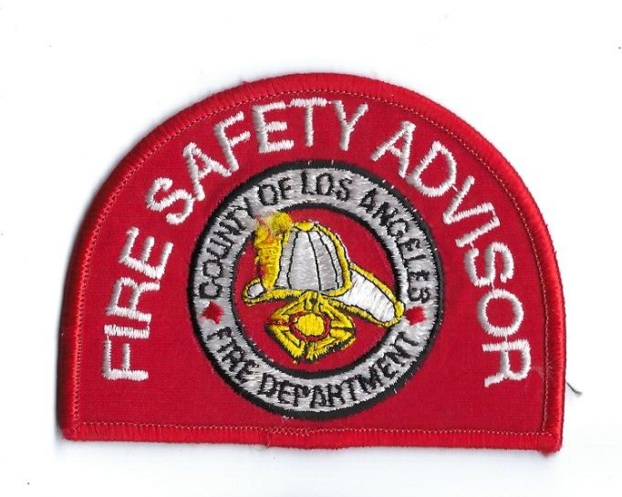 Los Angeles County CA California Fire Dept. LACoFD FIRE SAFETY ADVISOR ...