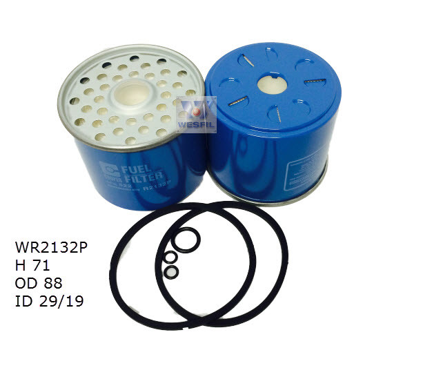 WESFIL FUEL FILTER FOR Tennant Sweepers 550 WR2132P | eBay