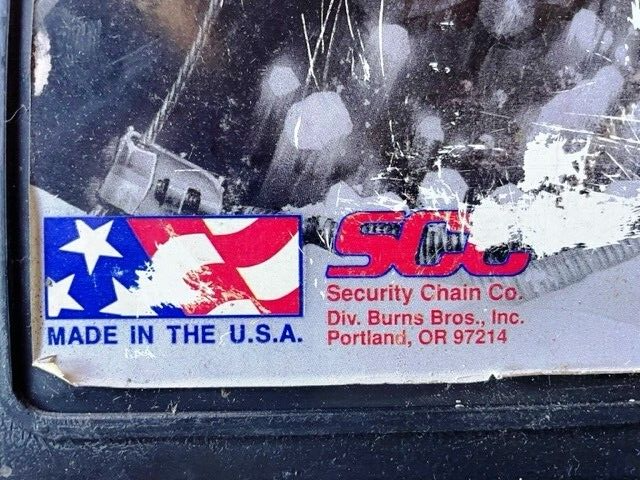 SCC SECURITY CHAIN COMPANY SC1038 CABLE TIRE CHAINS FOR 15/16/17/18 ...