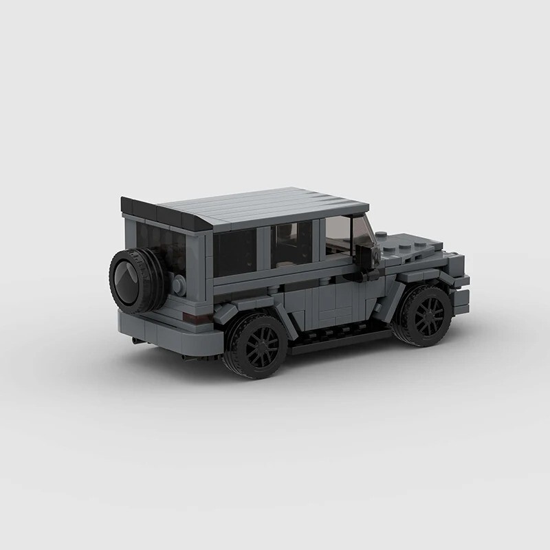 MOC LEGO Car: G-Wagon Brabus Grey Speed Champions style Fast Shipping ...