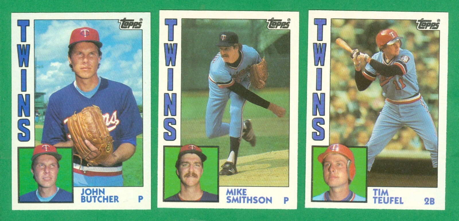1984 TOPPS TRADED MINNESOTA TWINS TEAM SET NM/MT SMITHSON TIM TEUFEL RC ...